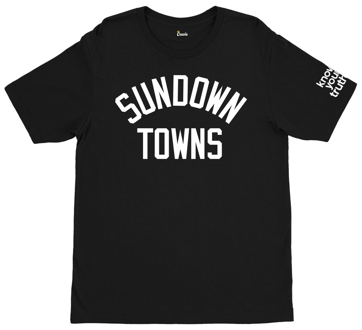 KYT? | SUNDOWN TOWNS Shirt - Black – Cruvie Clothing Co.